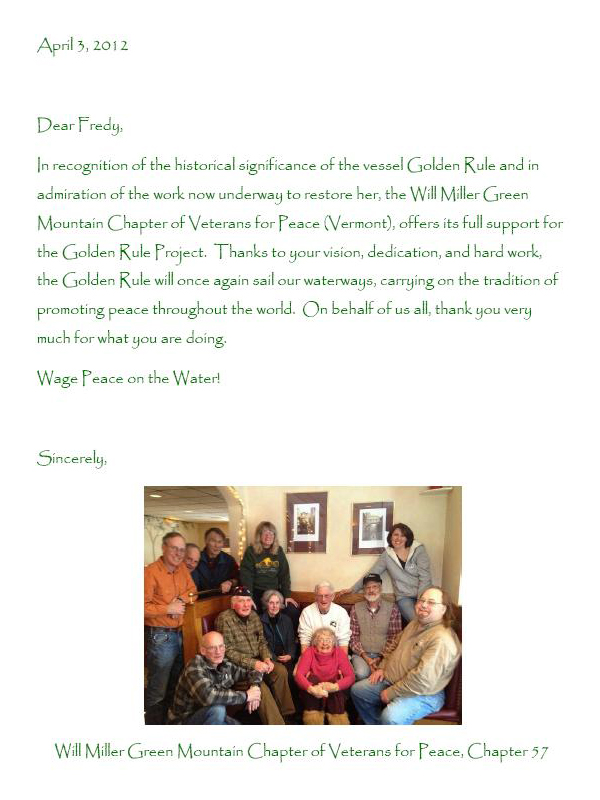 VFP Letters and Resolutions - VFP Golden Rule Project VFP Letters and Resolutions - VFP Golden Rule Project