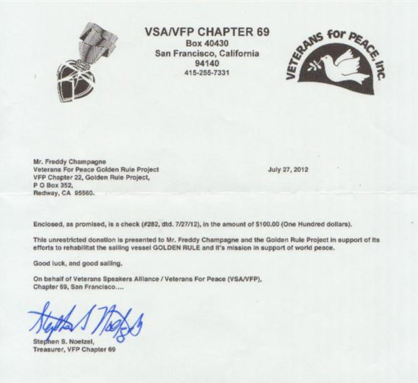VFP Golden Rule Project | VFP Letters and Resolutions VFP Golden Rule Project | VFP Letters and Resolutions