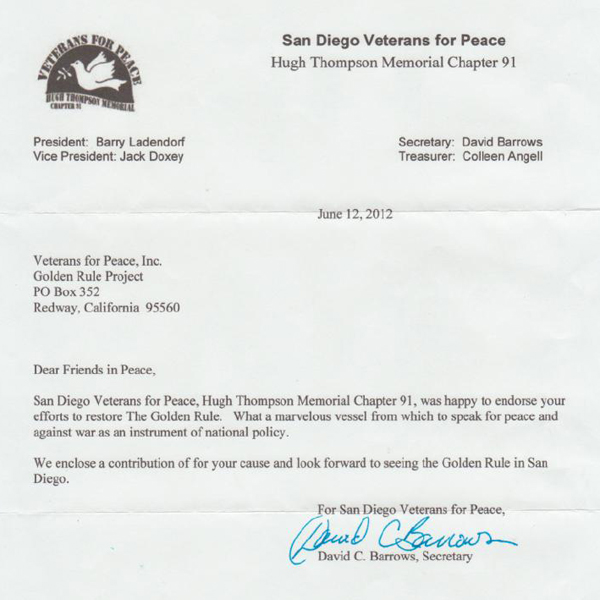 VFP Letters and Resolutions - VFP Golden Rule Project VFP Letters and Resolutions - VFP Golden Rule Project
